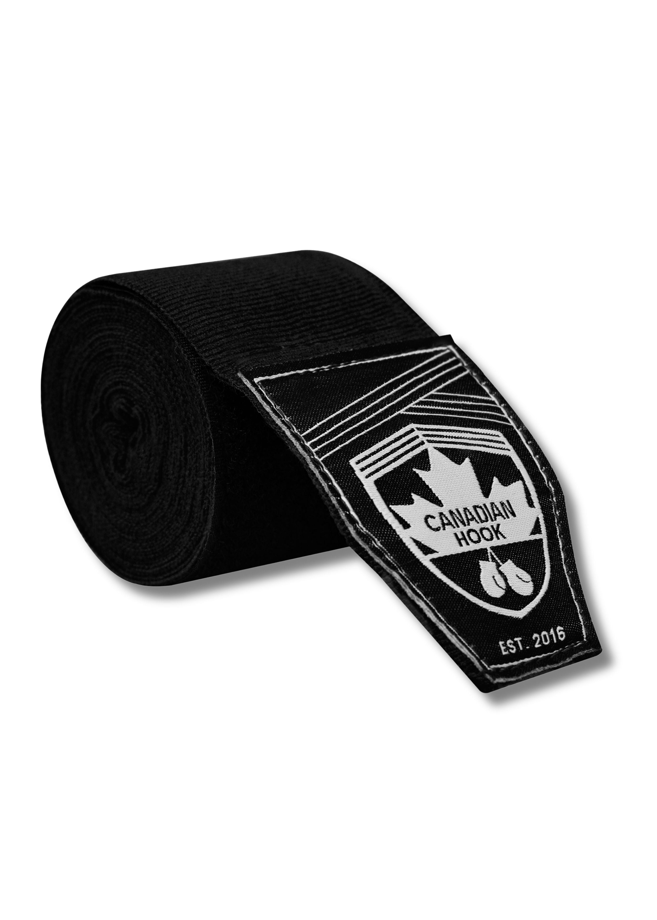 CANADIAN HOOK ELASTIC HAND WRAPS - BLACK – Canadian Hook