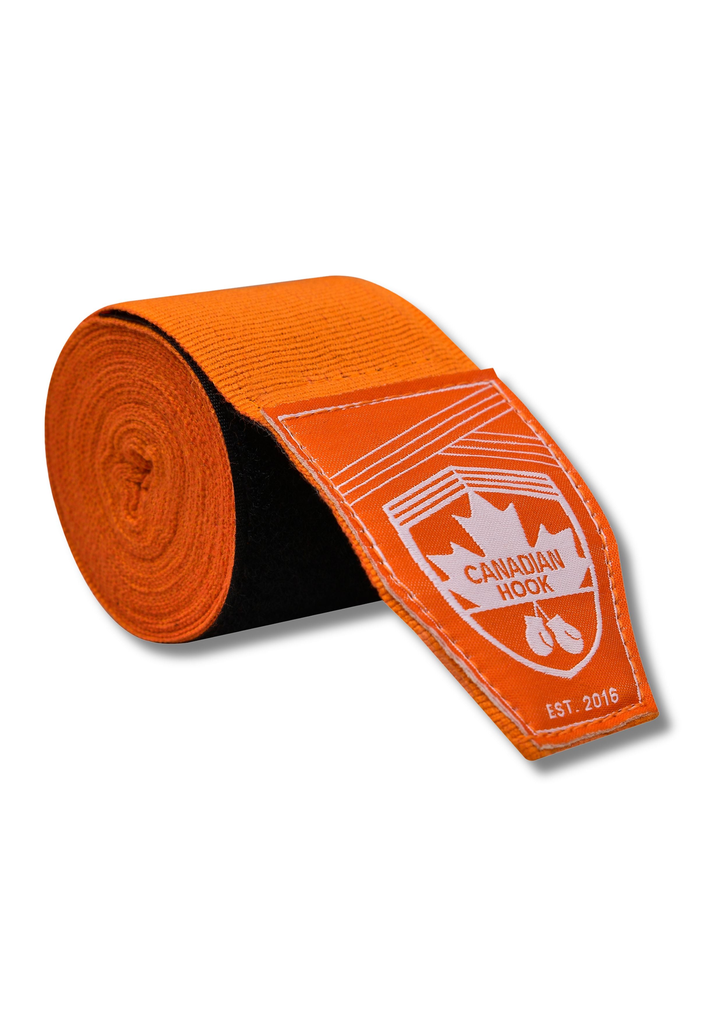 CANADIAN HOOK ELASTIC HAND WRAPS - ORANGE – Canadian Hook